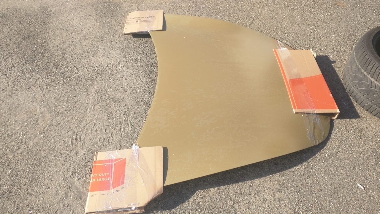 1051875-E0-G 1038384-S0-C HOOD ASY COMP, SINGLE LATCH, ECOAT ONLY